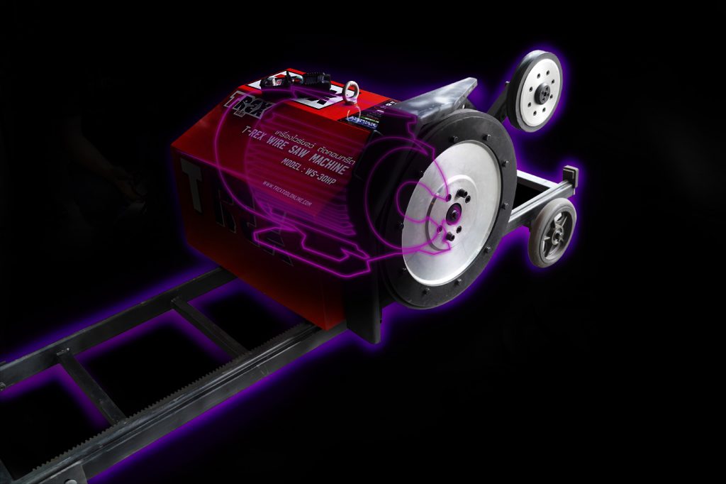 ไวร์ซอว์-ตัดคอนกรีตด้วยโซ่-T-REX WS30
