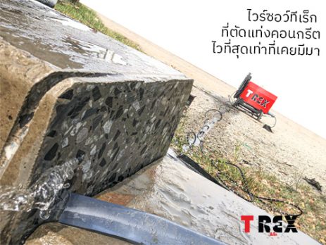 ไวร์ซอว์-ตัดคอนกรีตด้วยโซ่-T-REX WS30
